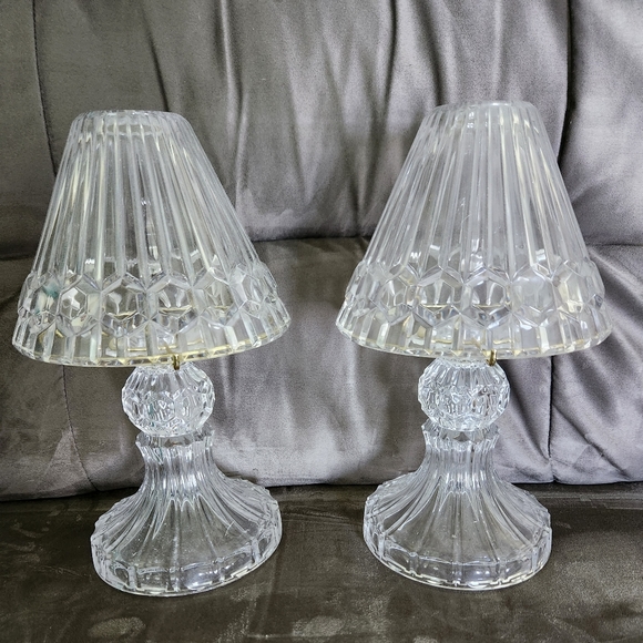 PartyLite | Accents | Vintage Partylite Astoria Crystal Tealight Lamps ...
